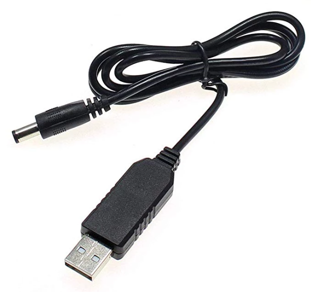 USB to Power 2.5mm cable 5V to 12V (LED) | Treasure Net
